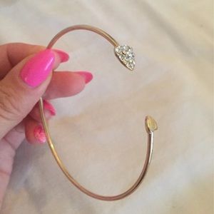 Jewelry | Heart Bangle Bracelet | Poshmark
